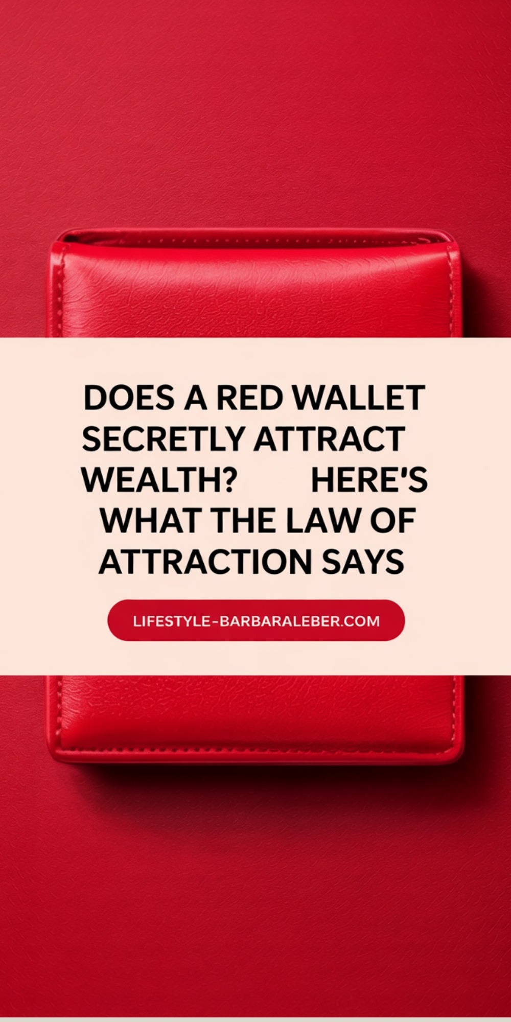 Does a red wallet really attract money?