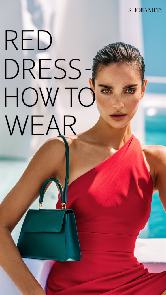 How to Style a Bright-Colored Dress Without Looking Overdone