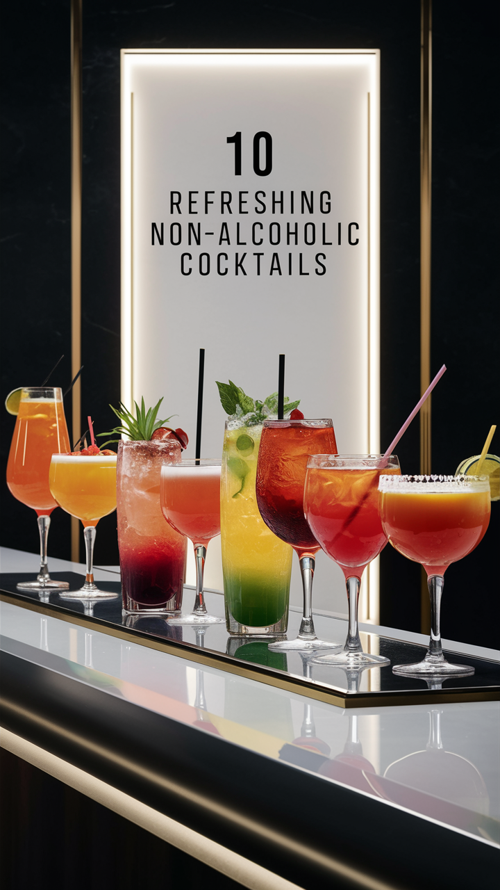 10 Elegant Non-Alcoholic Cocktails for Hosting Without Alcohol