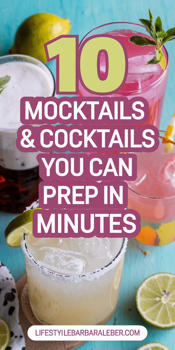 10 Elegant Non-Alcoholic Cocktails for Hosting Without Alcohol