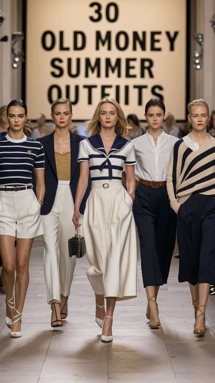 Old Money Summer Outfits for Women Who Love Quiet Luxury Style