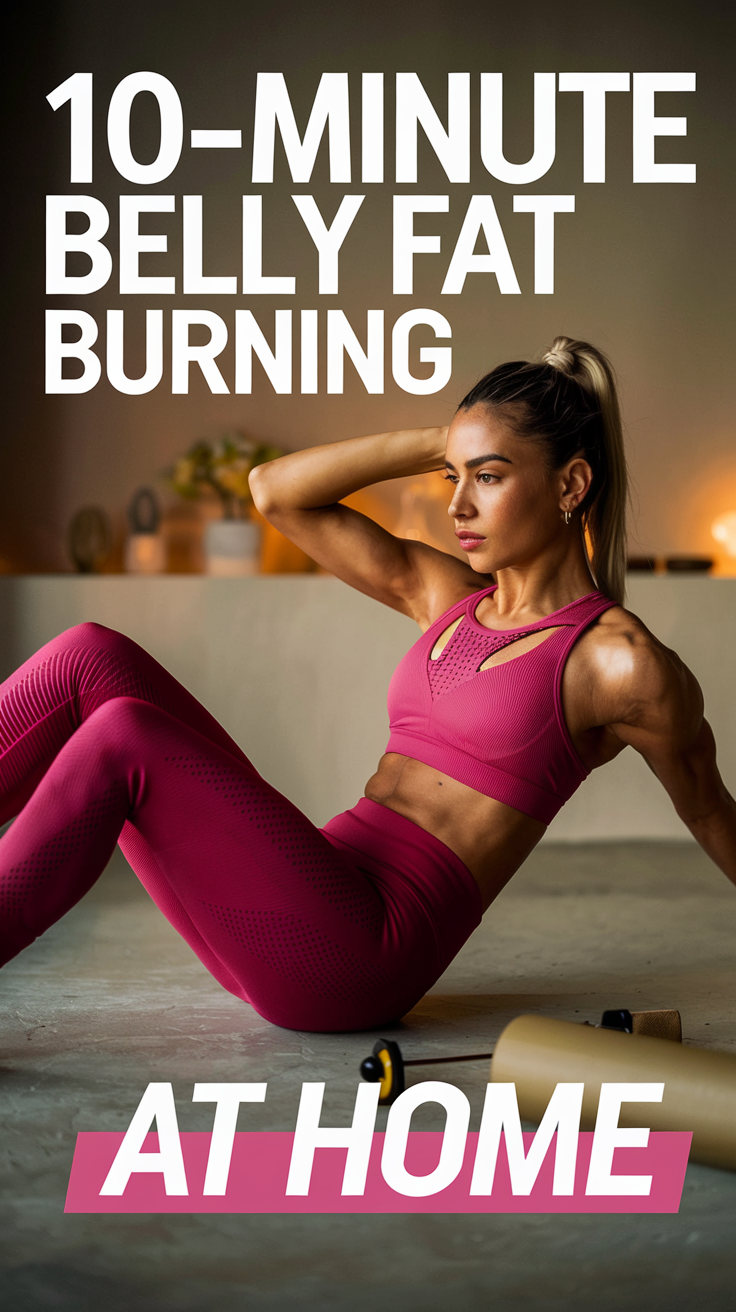 10-Minute Belly Fat Burning Workout for a Quick Core Routine