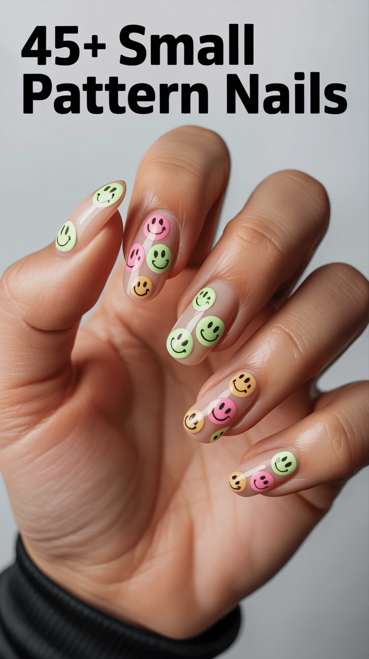 Small Pattern Nail Designs