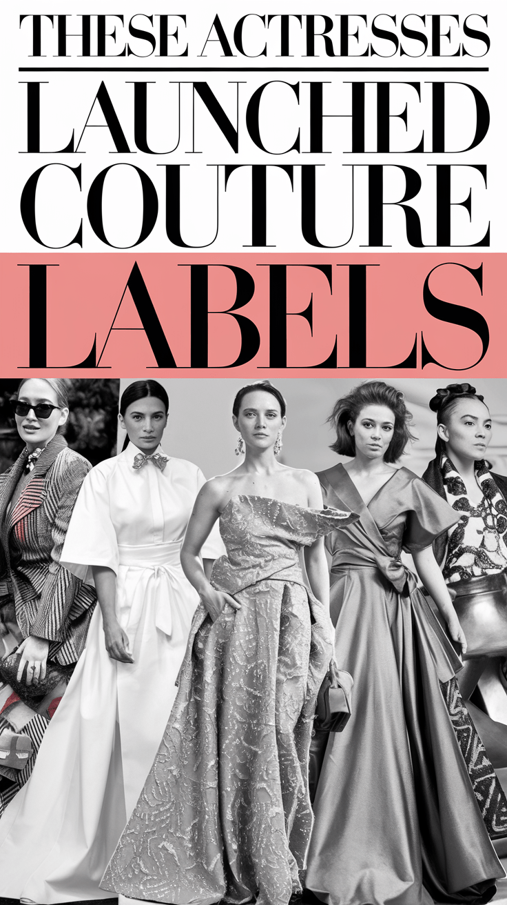 These Actresses Launched Couture Labels