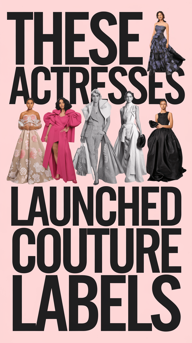 These Actresses Launched Couture Labels