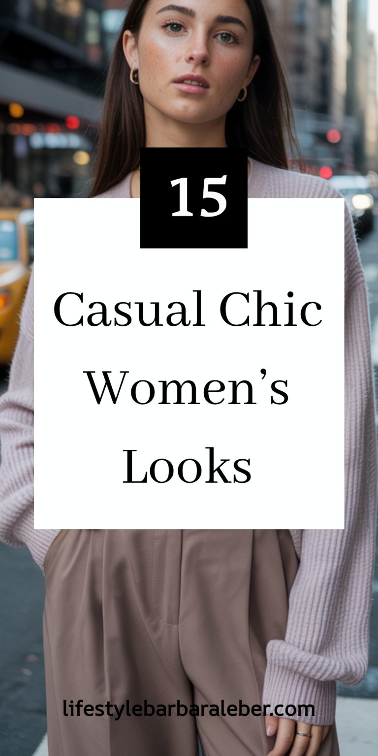 15 Casual Chic Women’s Looks